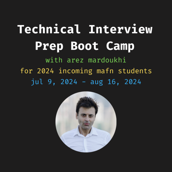 Incoming Student Summer Program – Mathematics of Finance Program at ...